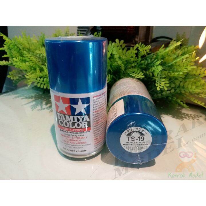 สีสเปย์ Tamiya TS-19 METALLIC BLUE 100ML บริการเก็บเงินปลายทาง | Lazada.co.th