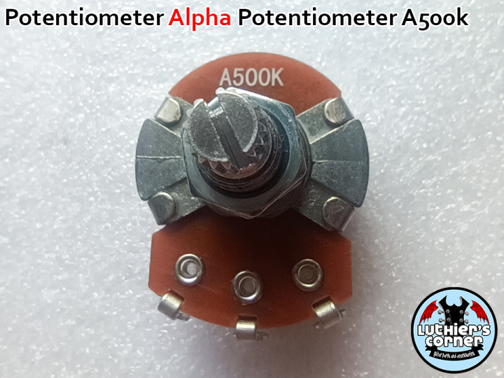 Guitar Genuine ALPHA Potentiometer A500k Aluminum Shaft | Lazada PH
