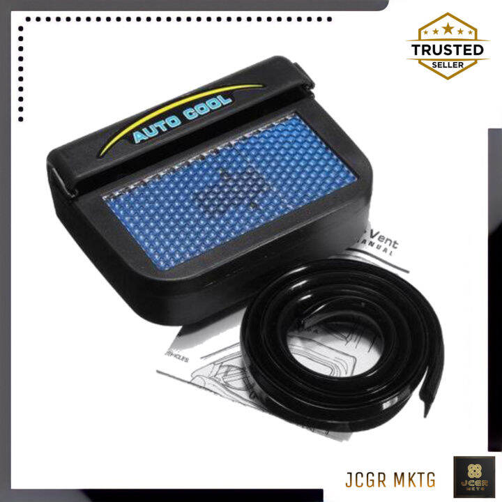 Mini Solar Powered Auto car Air Vent Cool Fan Portable Car Air ...