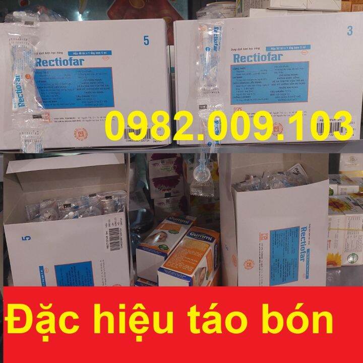 Ống bơm thụt trực tràng hậu môn giảm táo bón rectiofar 5ml và 3ml cho ...