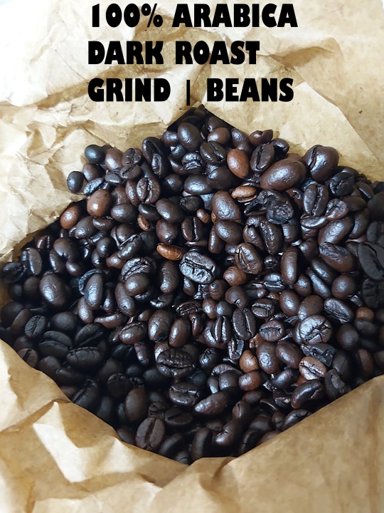 ARABICA DARK ROAST COFFEE BEANS & GROUND COFFEE DARK ROAST for DAILY ...