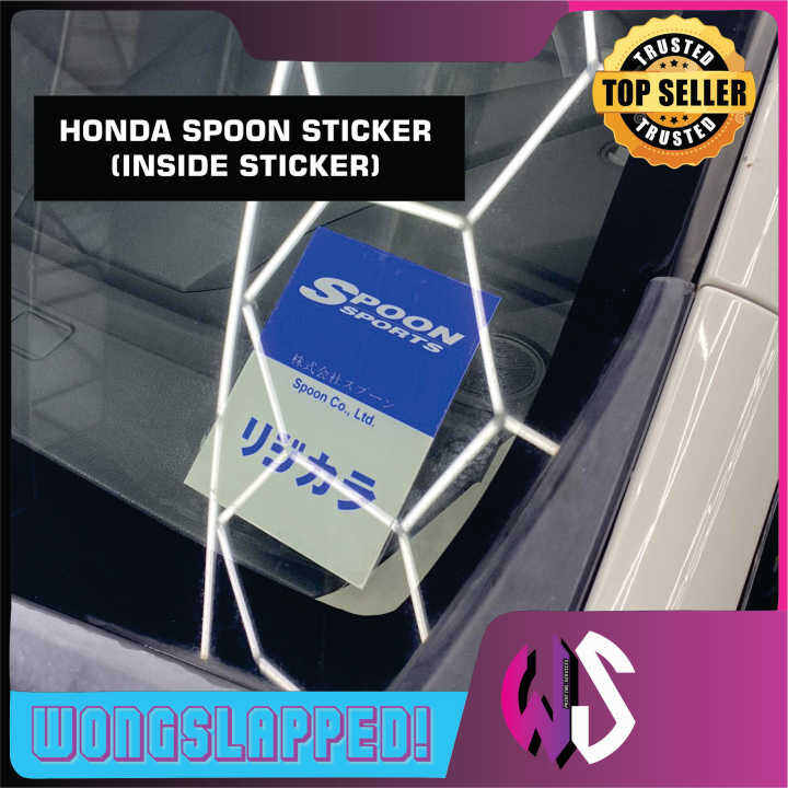 HONDA SPOON STICKER (INSIDE STICKER) | Lazada PH