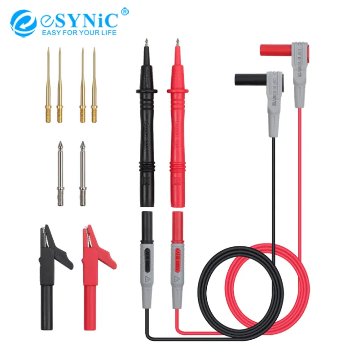 eSYNIC Multi Test Leads Kit, 24--1 Electrical Multimeter Test Lead With ...