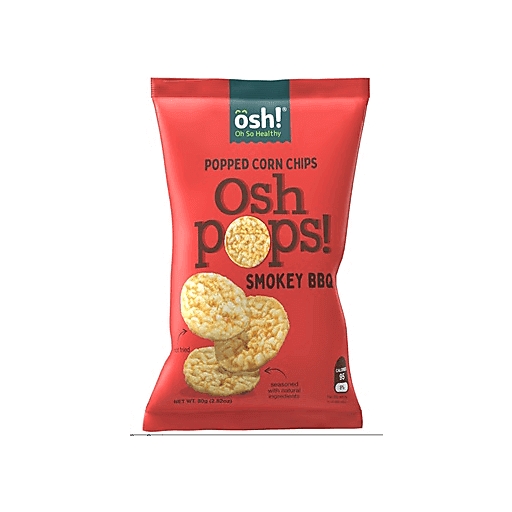 OH SO HEALTHY POPPED CORN CHIPS OSH POPS SMOKEY BBQ 20 GRAMS | Lazada PH