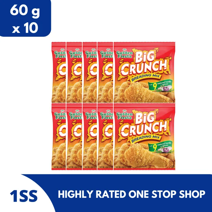 Golden Fiesta Big Crunch Breading Mix, 60g set of 10 | Lazada PH