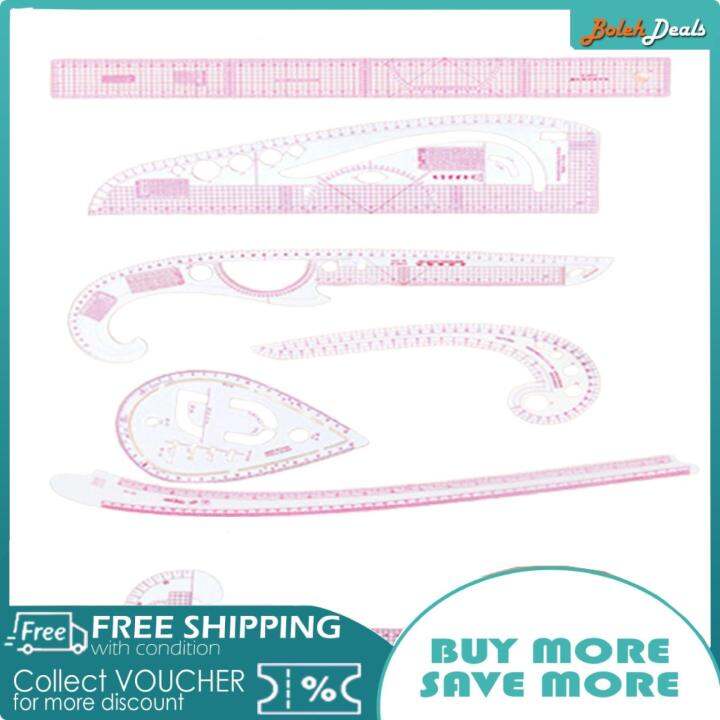 BolehDeals French Curve Ruler Set Pattern Template Making Tailor Tool ...
