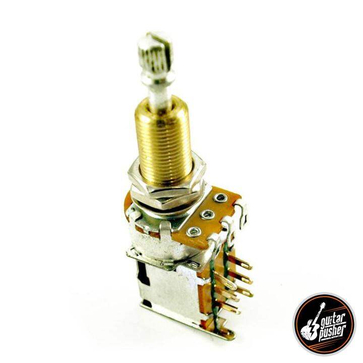 Alpha 500k Audio Taper Long Shaft 3/4 Push-Push DPDT Potentiometer for ...
