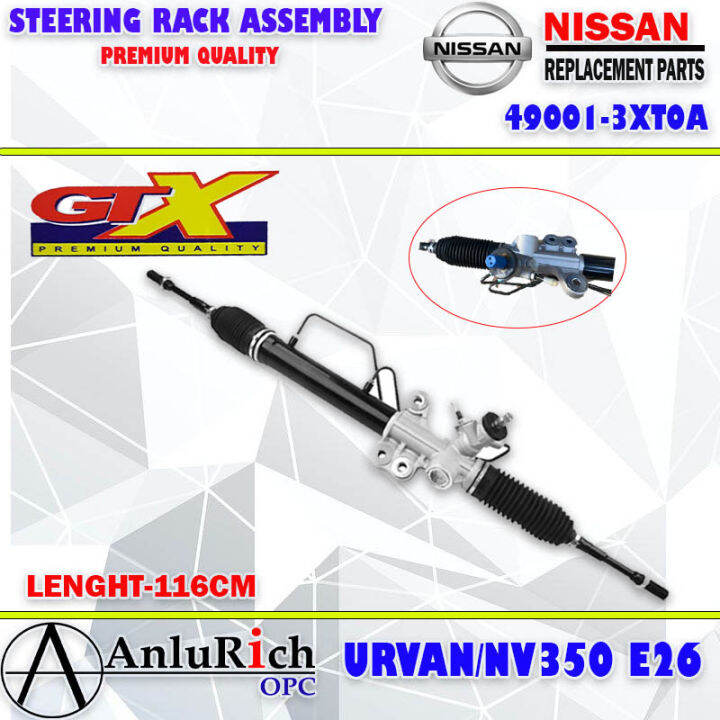 Steering Rack Assy Rack and Pinion Nissan Urvan/NV350 E26 GTX Part no ...