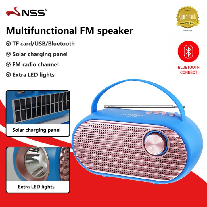 Nss solar radio fm am sale radio with bluetooth speaker sale promo ...