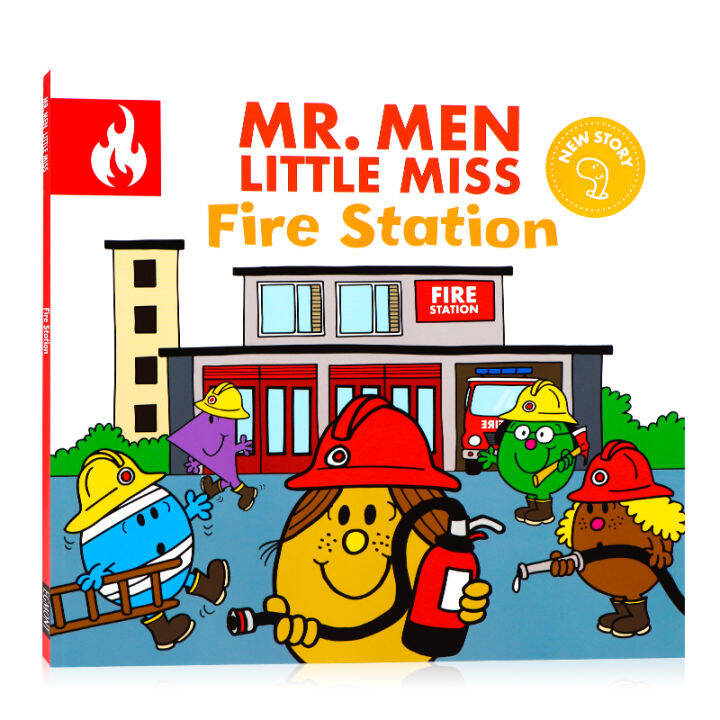 Mr. men little miss fire station English original picture book children ...