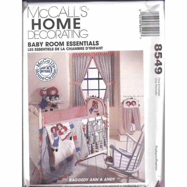 McCall แพทเทิร์นตัดเย็บเครื่องนอนห้องเด็ก สีขาว | Lazada.co.th