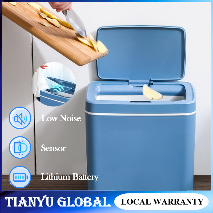 【SG READY STOCK】 Intelligent Sensor Dustbin Smart Rubbish Bin Trash Bin ...