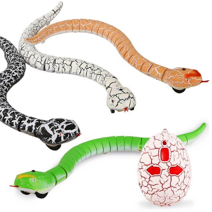 Anime Plastic Snake Model Remote Control Snake Toy Realistic Infrared ...