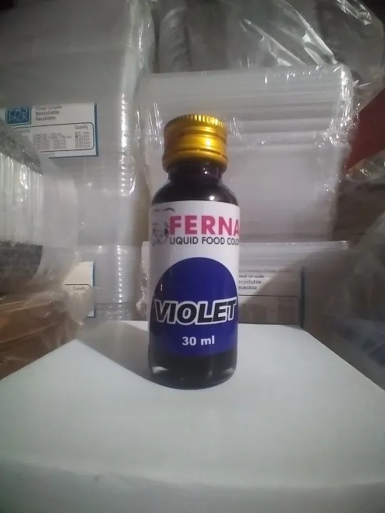 Ferna Liquid Food Color Violet 30 ml | Lazada PH