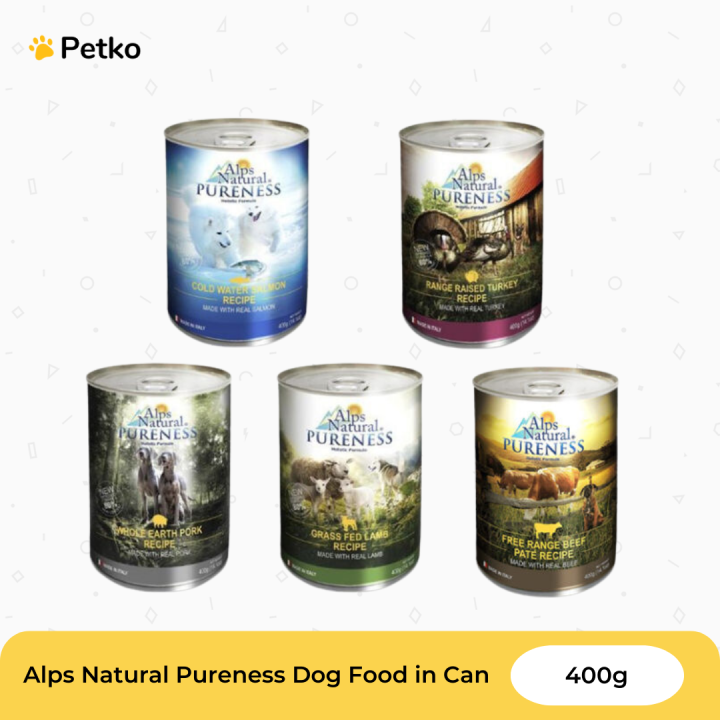 Alps Natural Pureness Dog Food in Can 400g | Lazada PH