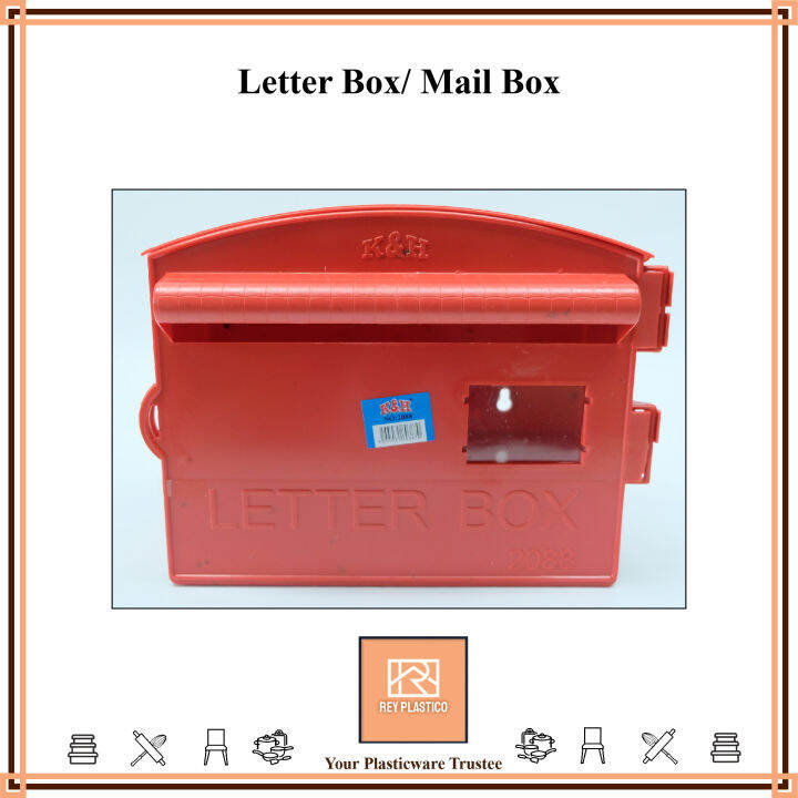 PVC Post Letter Box/ Plastic Mail Box/ Peti Surat Plastik/ Mailbox ...