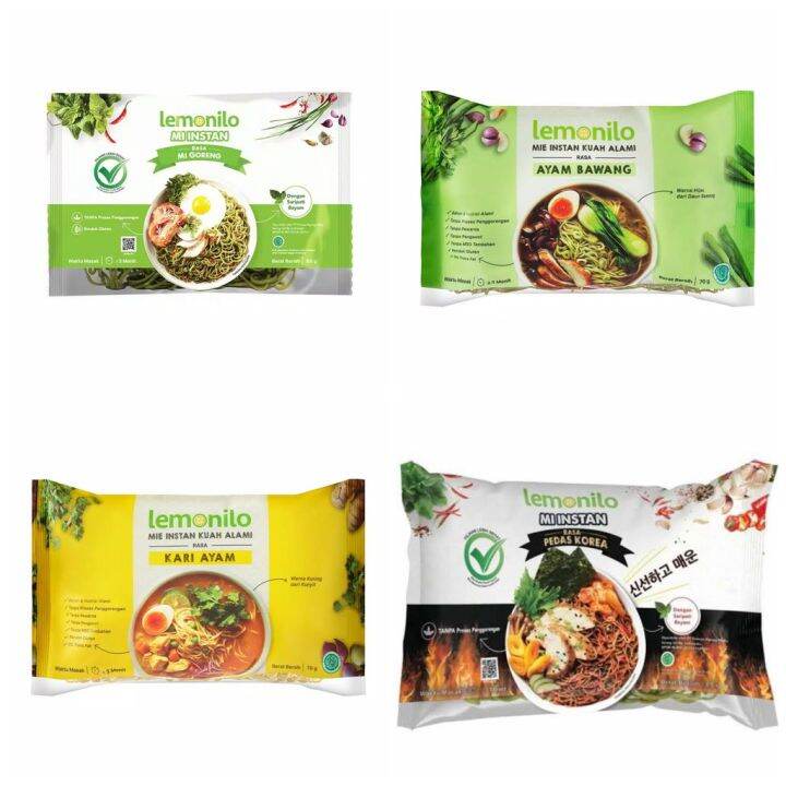 LEMONILO MIE GORENG / AYAM BAWANG / KARI AYAM / PEDAS KOREA | Lazada ...