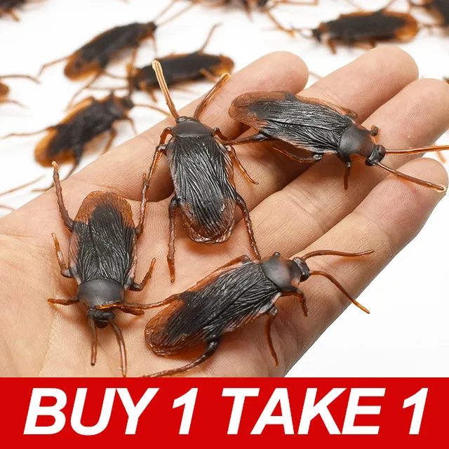 Stobok High Simulation Python Model Toy Big Realistic Cockroach Halloween Tricky Creepy Prank 