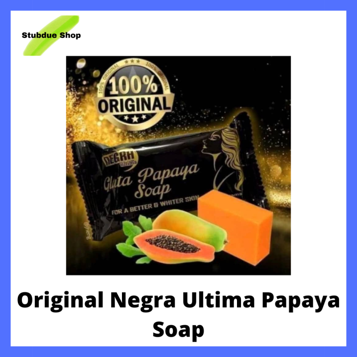 Authentic Negra Ultima Papaya Whitening Soap | Lazada PH