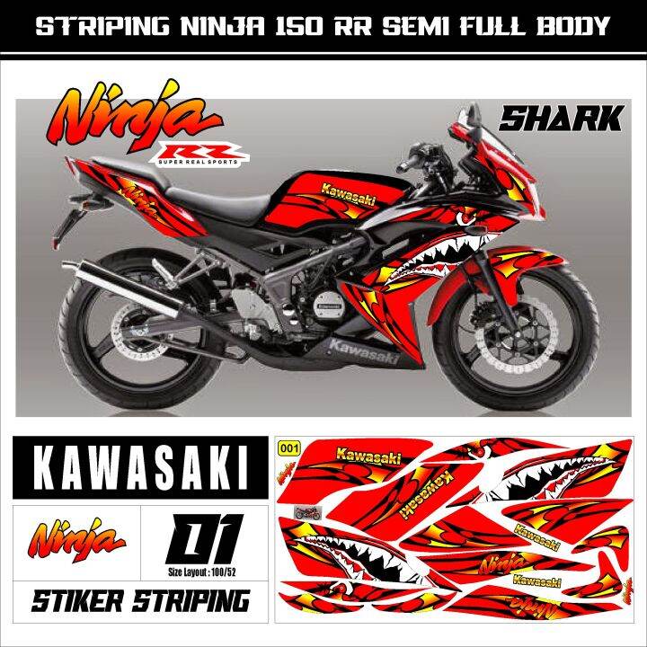 Sticker decal striping kawasaki ninja RR New Superkips variasi ninja RR ...