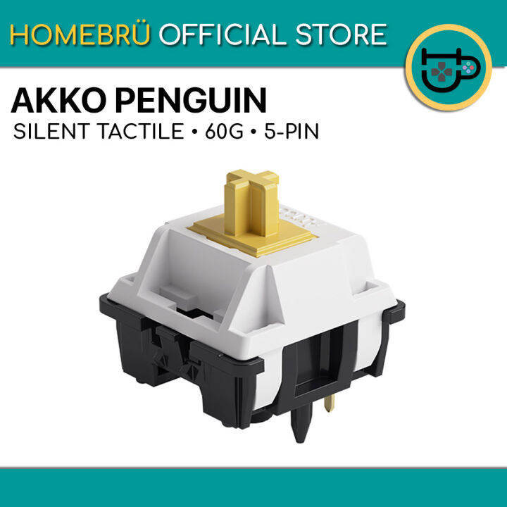 45pcs Akko Penguin Silent Tactile Mechanical Keyboard Switch | Lazada PH
