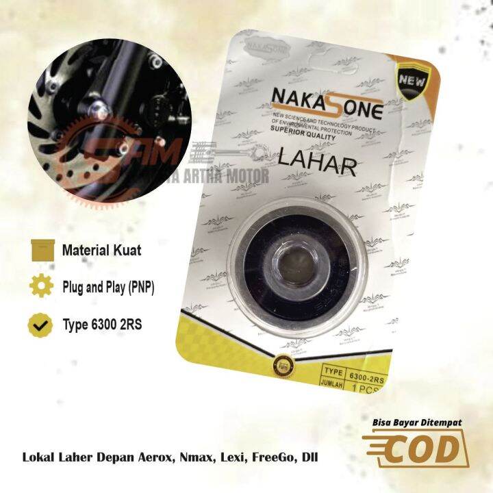 Bearing 6300 Laher Roda Motor Mio Vega Jupiter MX Lahar Matic Bebek ...