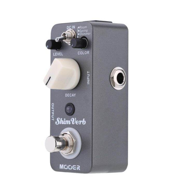Mooer Shim Verb Micro Mini Digital Reverb Effect Pedal for Electric ...