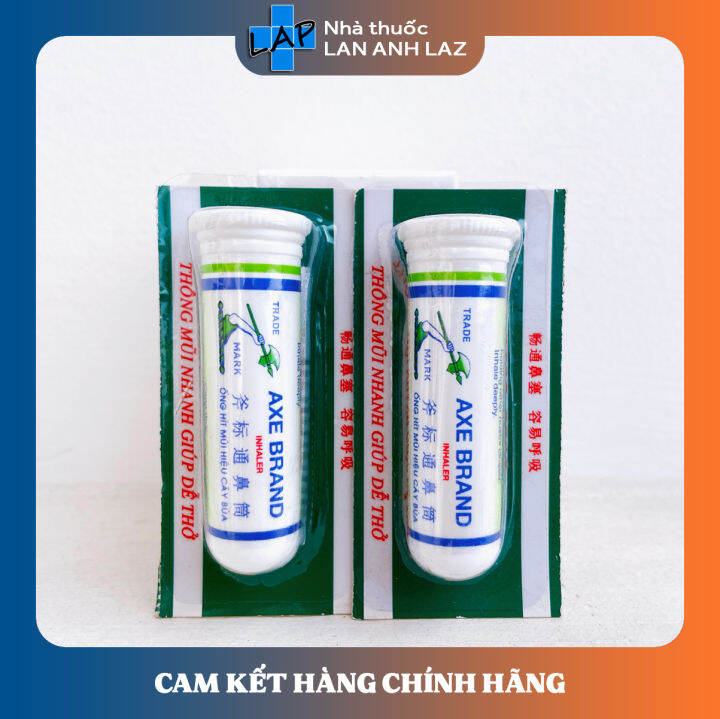 Ống hít thông mũi hiệu cây búa AXE BRAND INHALER. | Lazada.vn