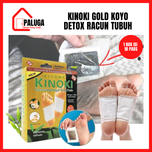 BISA COD - KOYO KAKI KINOKI GOLD DETOX TOKSIN FOOT PAD ISI 10 PADS KOYO ...