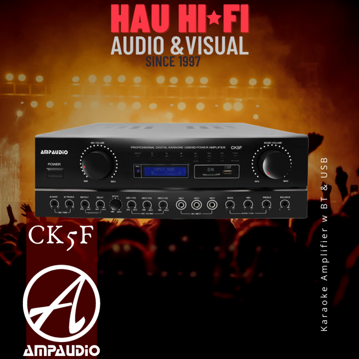 AmpAudio Karaoke Bluetooth Amplifier CK5F | Lazada