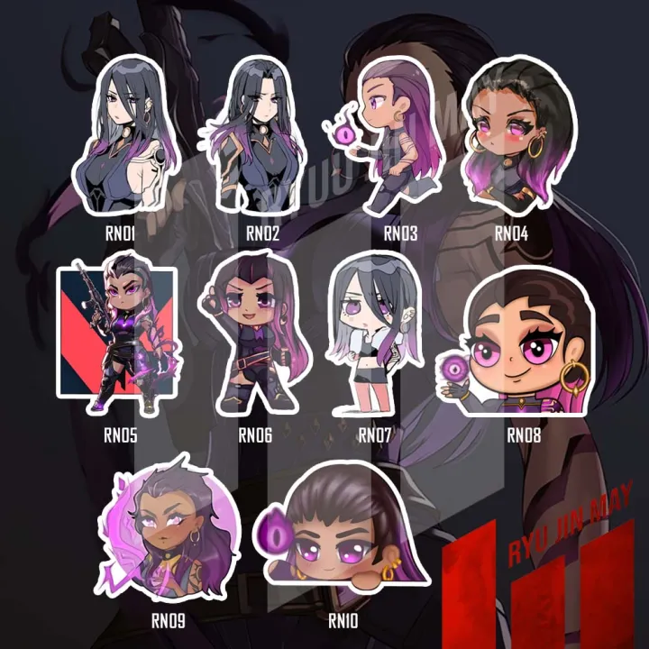 Sticker Anime - Valorant - Reyna | Lazada Indonesia
