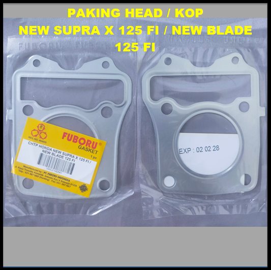 PAKING HEAD NEW SUPRA X 125 FI / NEW BLADE 125 FI KOP BESI PERPAK ...