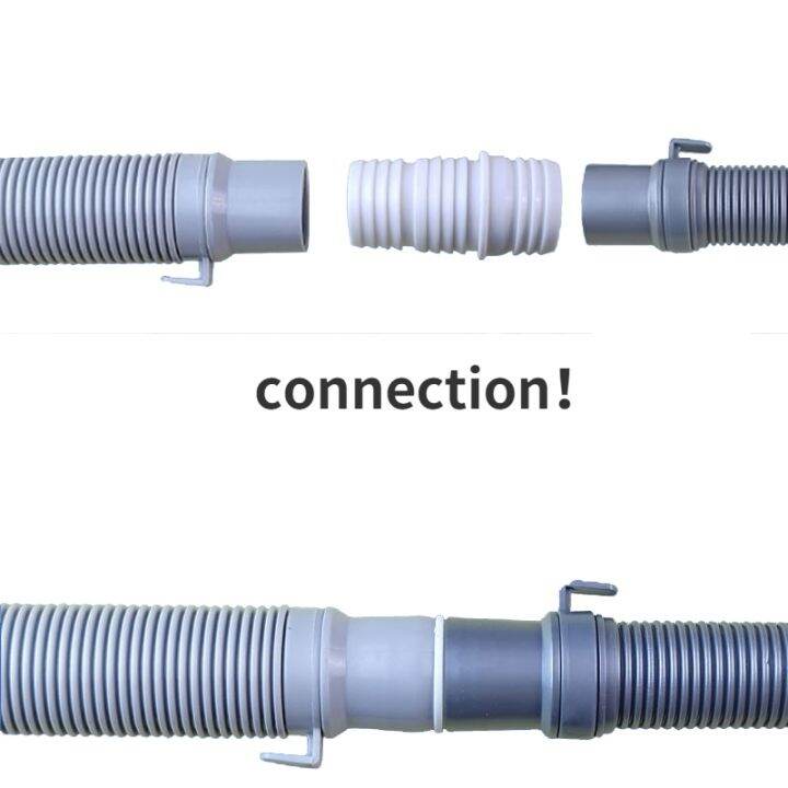 【Convenient】 Washing Machine Drain Hose extension pipe universal ...