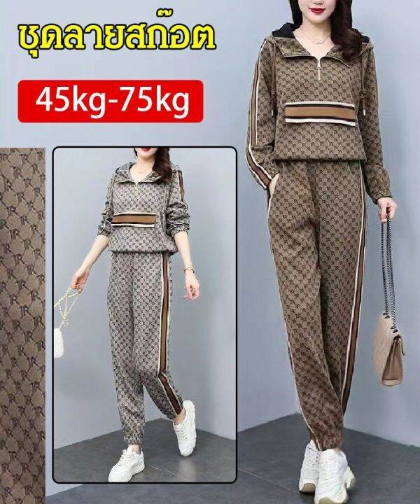 SCUC เสื้อกันหนาวชุดกีฬาสตรีสไตล์ใหม่ในช่วงฤดูใบไม้ร่วง สดใสและทันสมัย ...