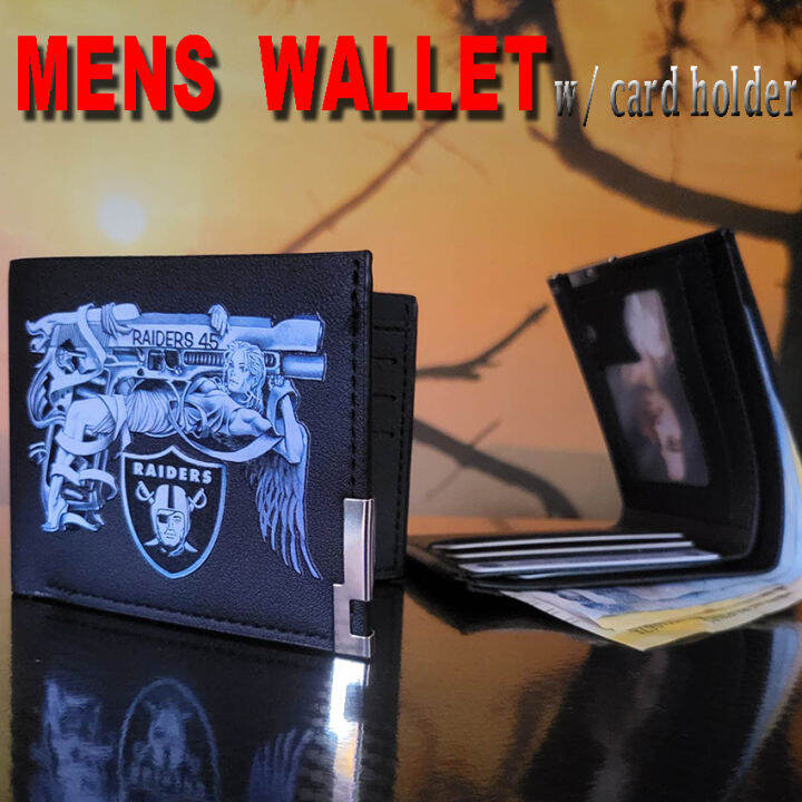 Raiders Mens Wallet with Card Holder Pu Leather Gift Item | Lazada PH