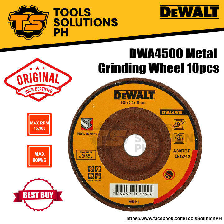 DeWALT Metal Grinding Wheel 10pcs. DWA4500 | Lazada PH
