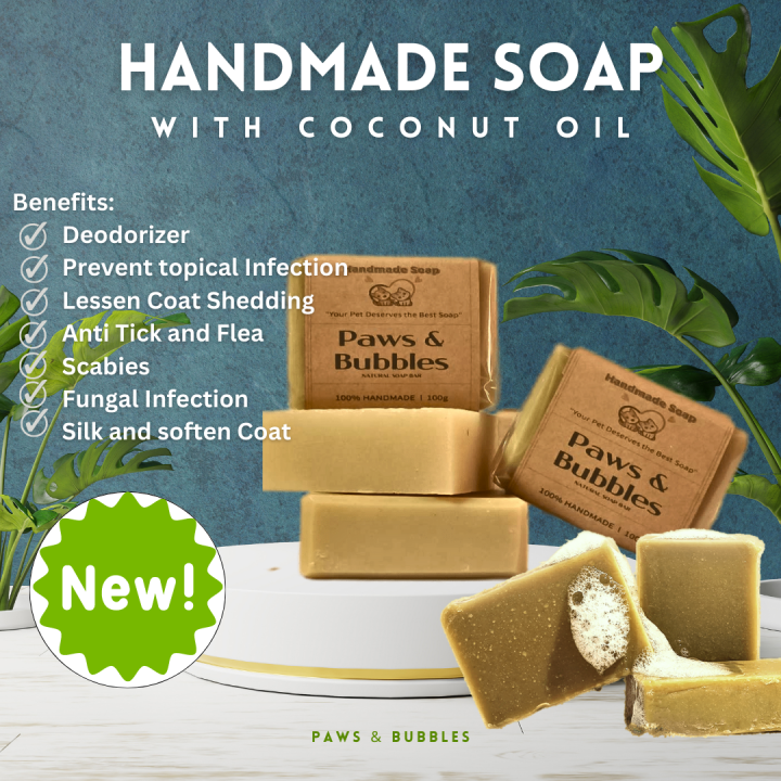 Organic Natural Handmade Soap Deep Moisture natural Pet soap cat soap ...