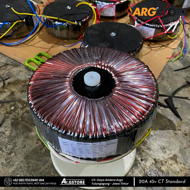 Trafo toroid donat 20A 45V CT Helenic German | Lazada Indonesia