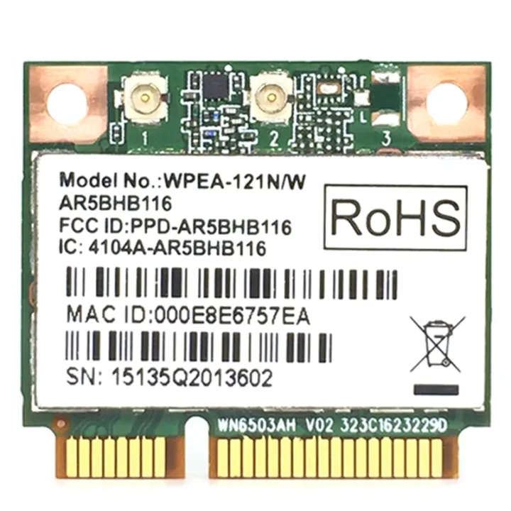 Wireless Network Card Atheros AR9832 AR5BHB116 2.4/5 GHz Single-Chip ...