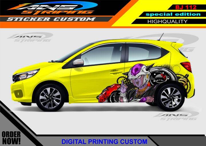 VARIASI MOBIL HONDA JAZZ / STIKER MOBIL BRIO AVANZA YARIS XENIA / DECAL ...
