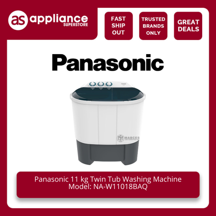 Panasonic 11 kg Twin Tub Washing Machine NA-W11018BAQ | Lazada PH