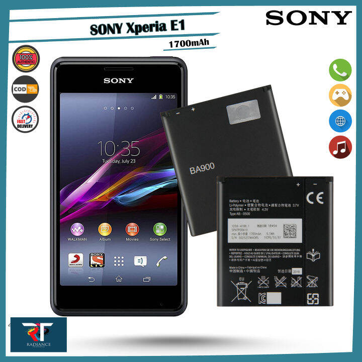 SONY Xperia E1 Battery D2004, D2005 1700mAh | Model: BA900 Manufacture ...