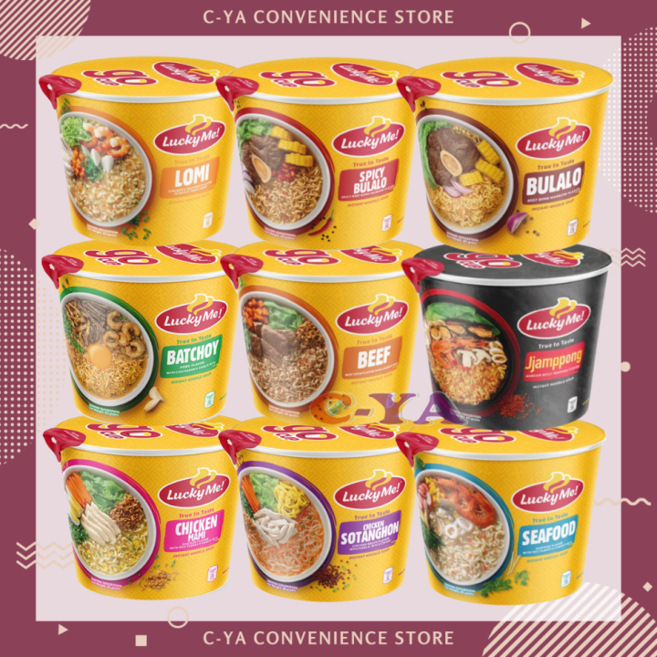LUCKY ME! Go Cup Instant Noodle Soup 28g-45g | Lazada PH