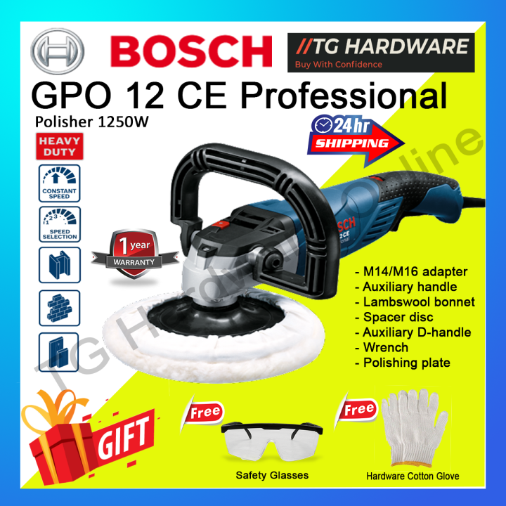 ⚡Bosch Polisher 1250w GPO 12CE Professional Polishing Machine with Speed Control ⚡1 Year ...