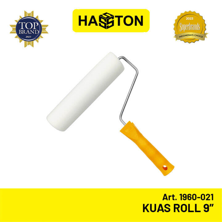 Hasston Kuas Rol Sponge 9" / Kuas Roll Busa (1960-021) | Lazada Indonesia