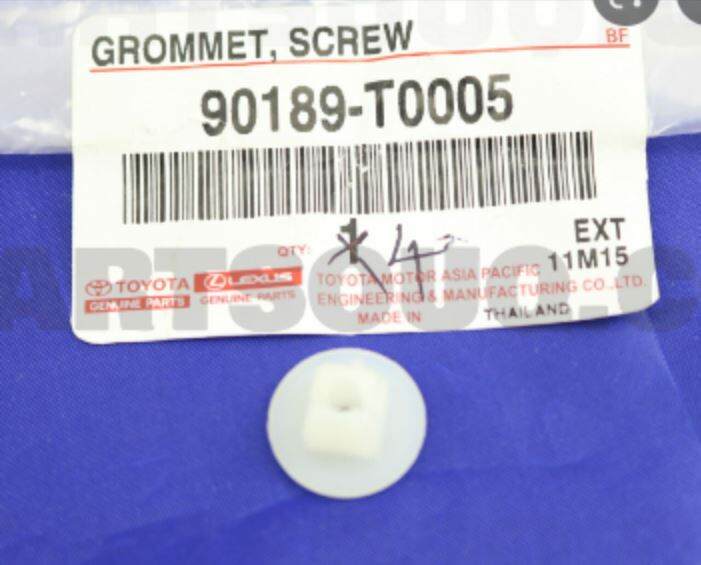 (ของแท้) 90189-T0005 ตัวรองสกรู ยึดมือเปิดประตูหลัง โตโยต้า ยาริส Toyota Yaris ปี 2006 - 2013 ...