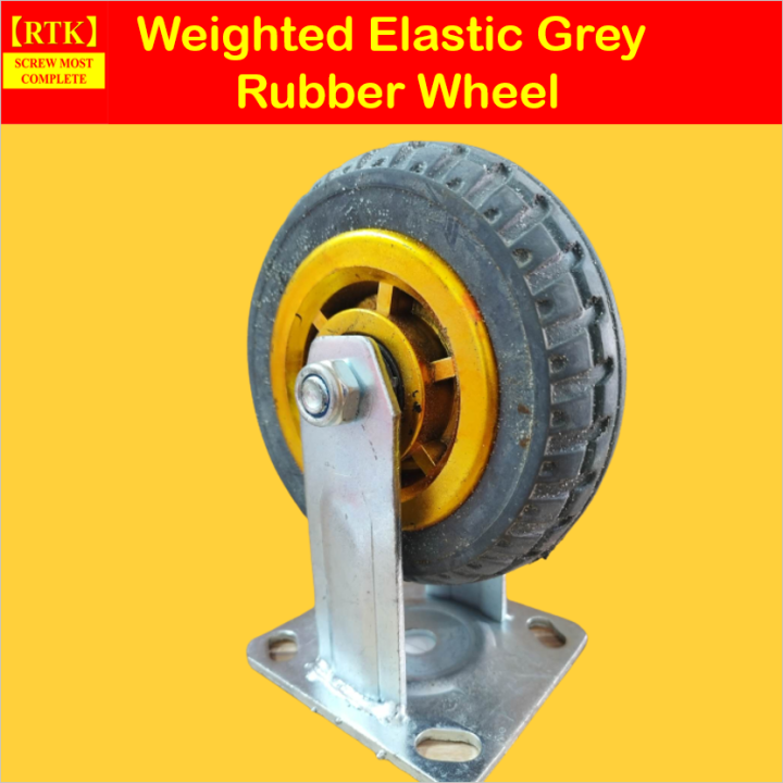 RTK Weighted elastic grey rubber wheel | Lazada PH