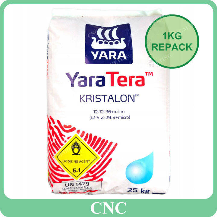 [REPACK] 1KG YaraTera Kristalon Red 12-12-36 Yara Baja Foliar ...