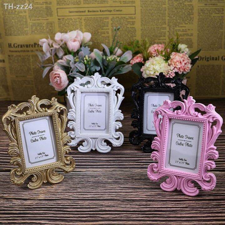 New Ornament Resin Photo Frame ID Frame Small Square Baroque Decorative ...