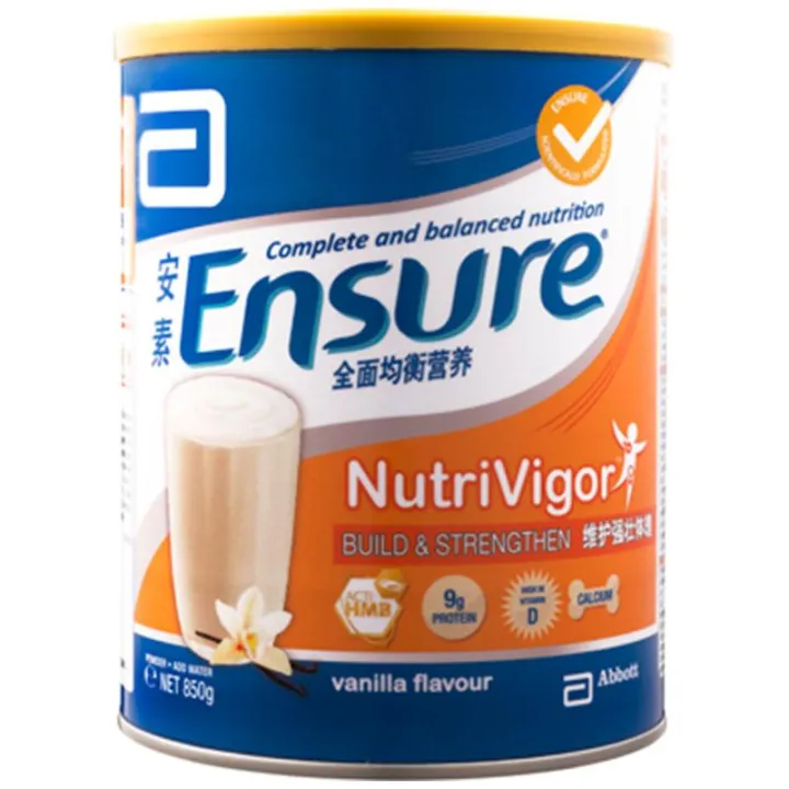 Ensure Nutrivigor Vanilla 850g | Lazada PH